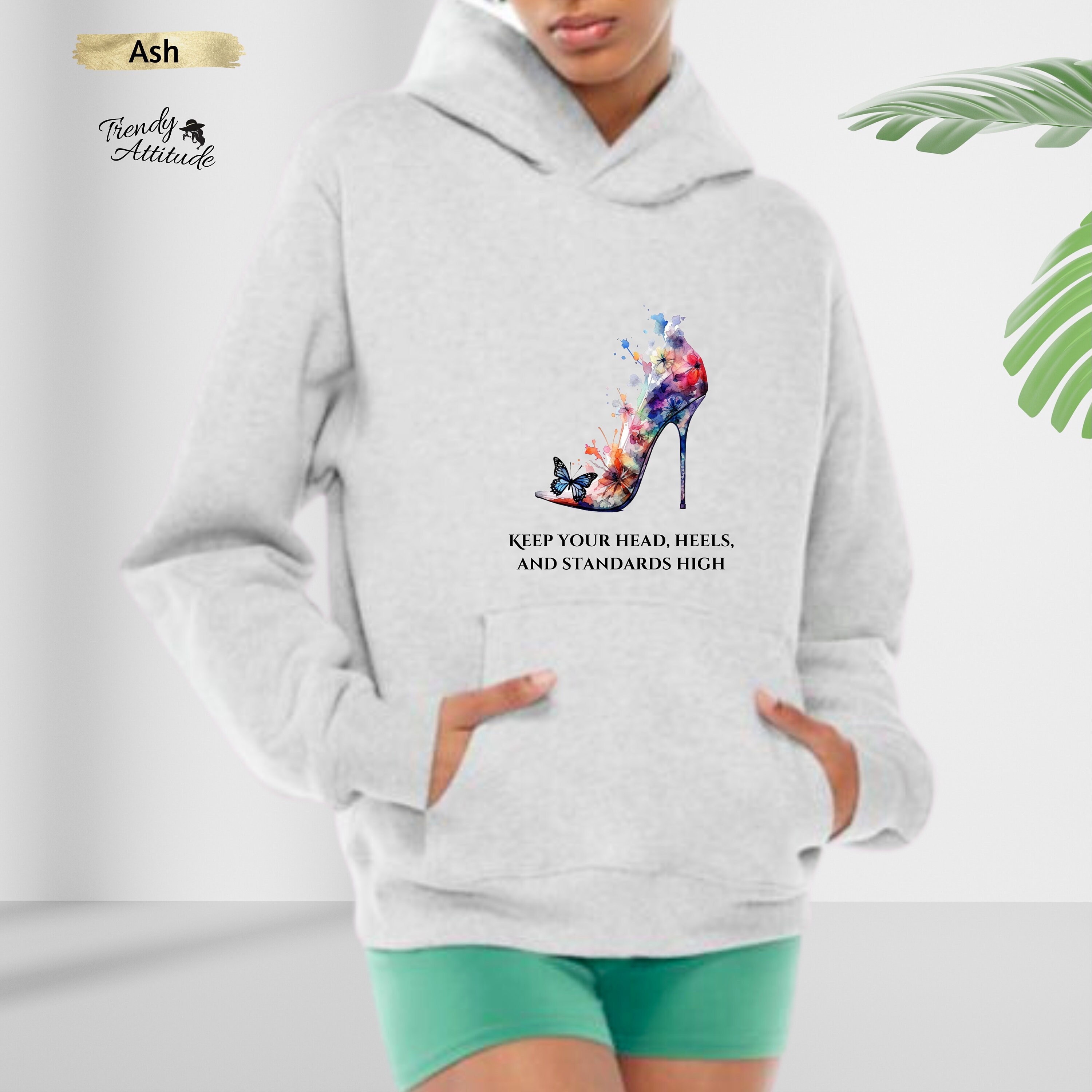 Coco Chanel Quote Hoodie Keep Your Head, Heels, Standards High ...