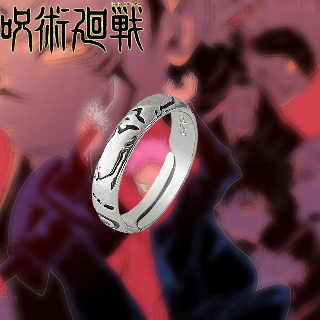 Anime Jujutsu Kaisen Ryomen Sukuna Ring Cosplay Prop Itadori - Etsy