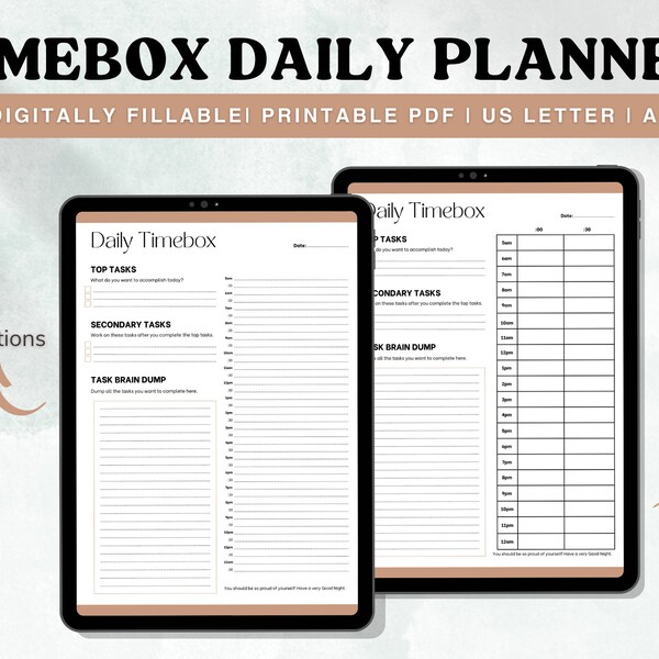 Timebox template - Etsy Schweiz