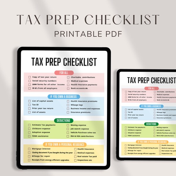 Write off List - Etsy