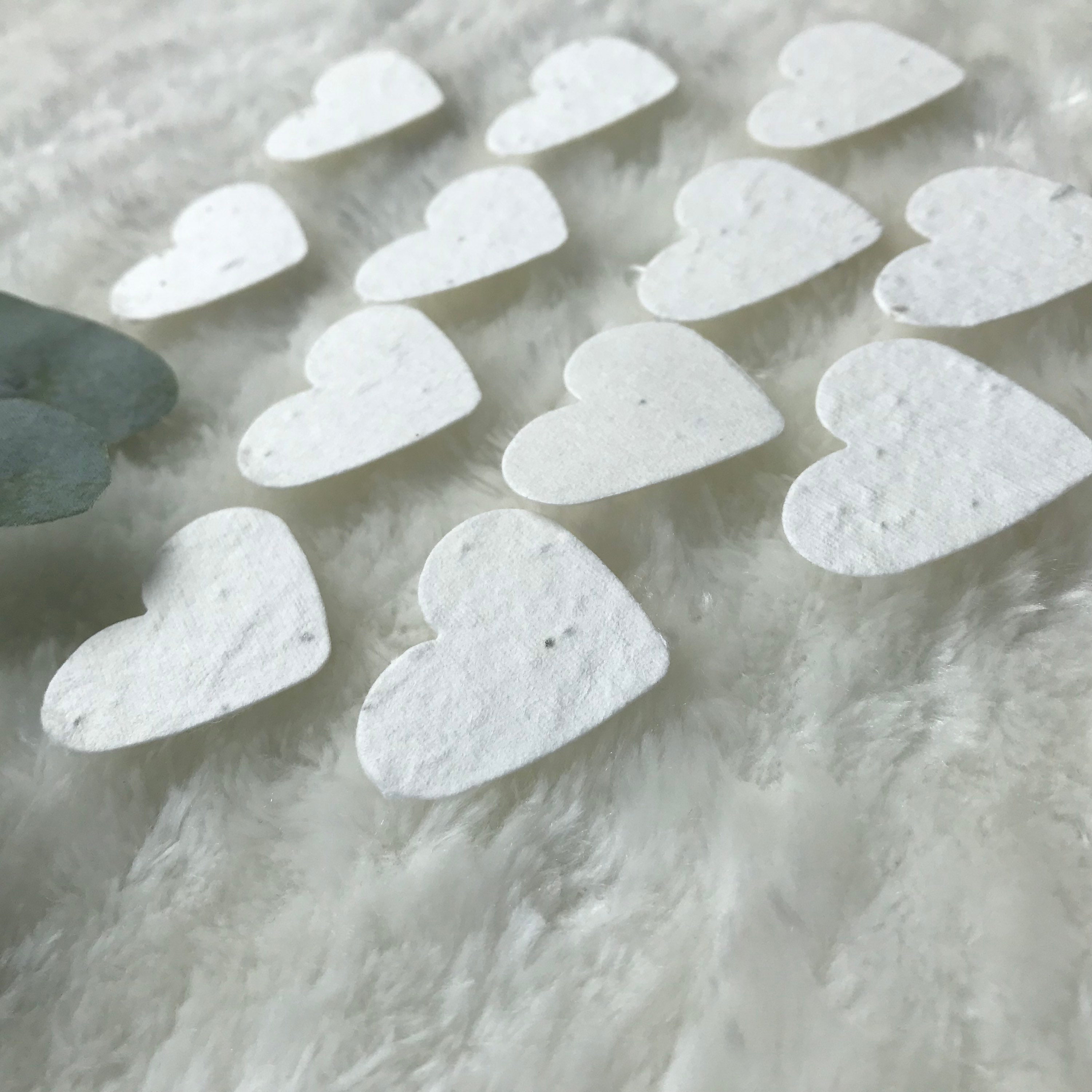 Paper Seed Hearts, Wildflower Seeds, Plantable Paper Hearts-paper ...