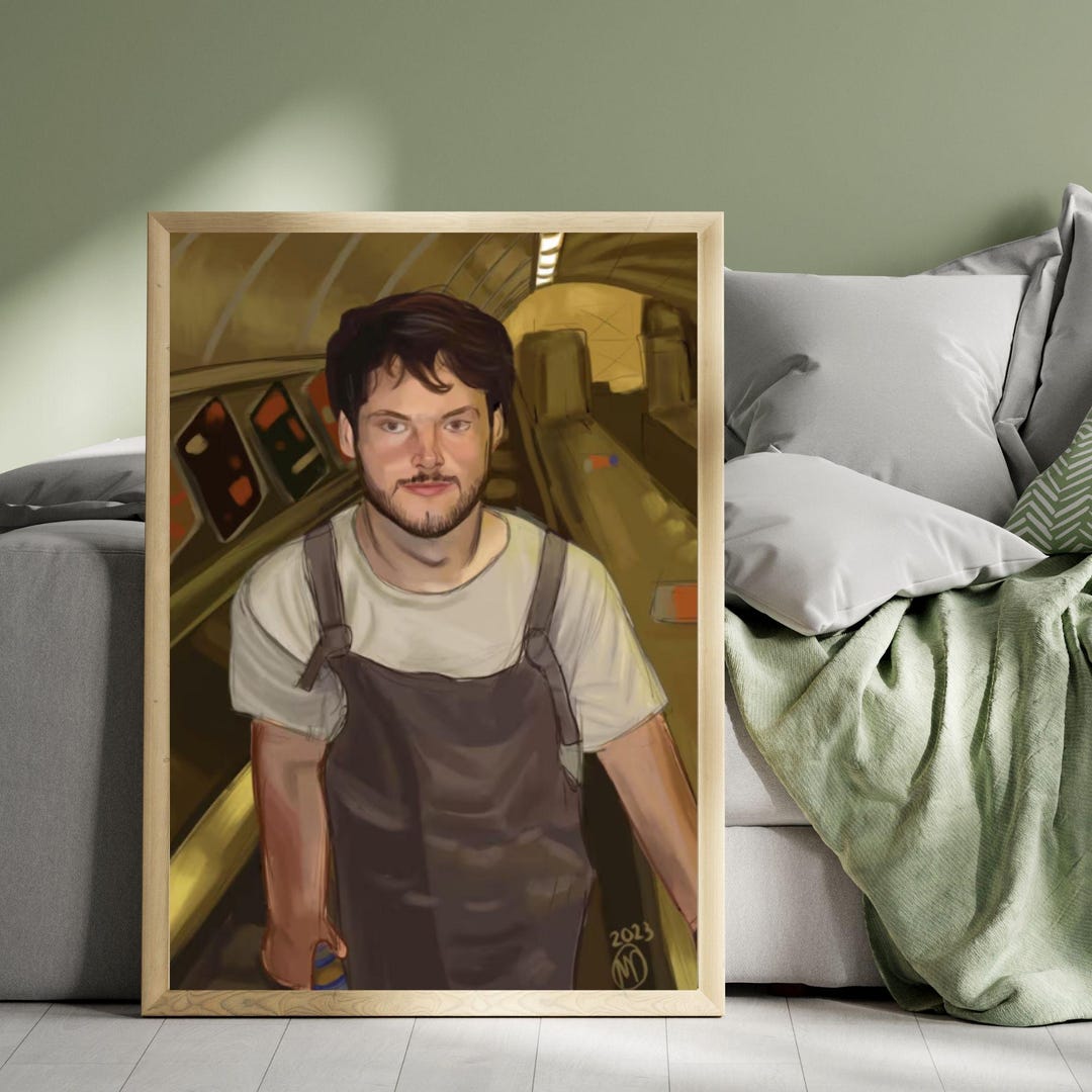 James Marriott Portrait Fanart Poster, Indie Rock Music Wall Art ...
