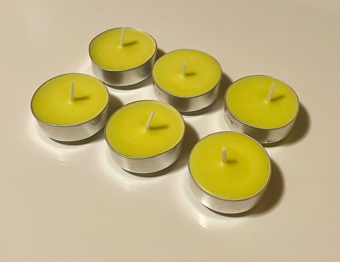 Yuzu asian Citrus Scented Natural Soy Wax Tea Candles - Etsy