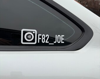INSTAGRAM QUICK TAP Icon Vinyl Decal Sticker Only Social - Etsy