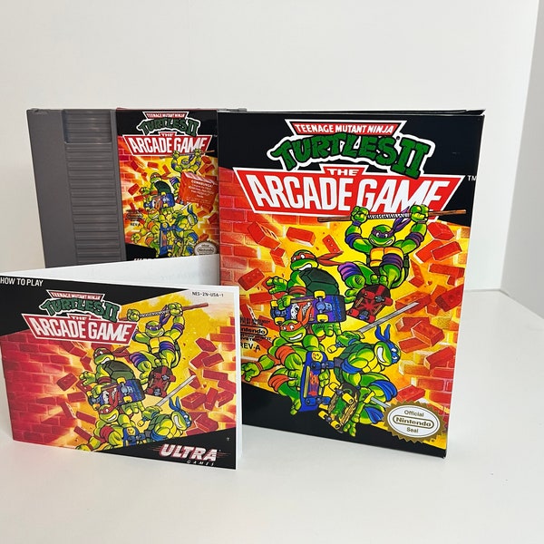 Teenage Mutant Ninja Turtles Arcade Game - Etsy