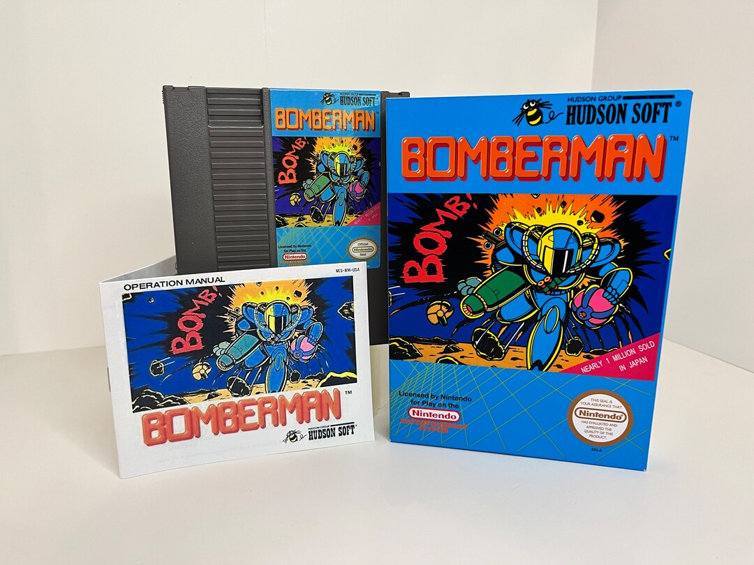 Bomberman Complete in Box Reproduction - Etsy