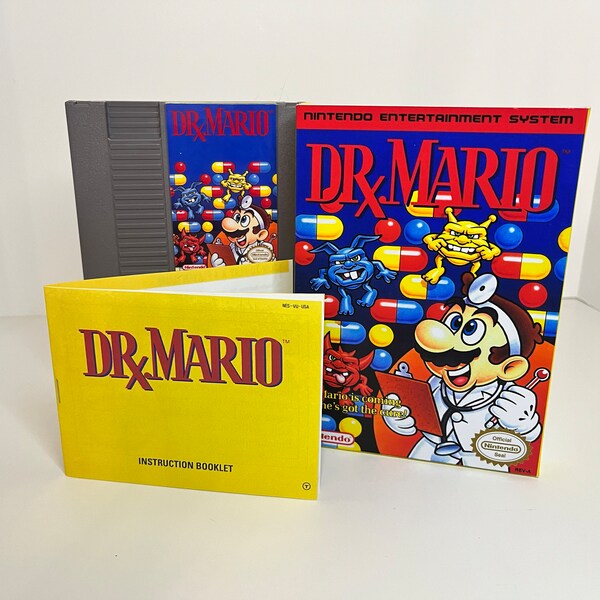 Dr Mario - Etsy