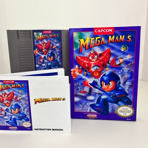 Mega Man Reproduction Box - Etsy
