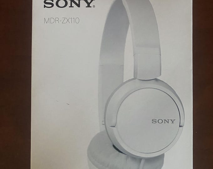 Sony MDR-ZX110 Stereo Headphones (white) - Etsy