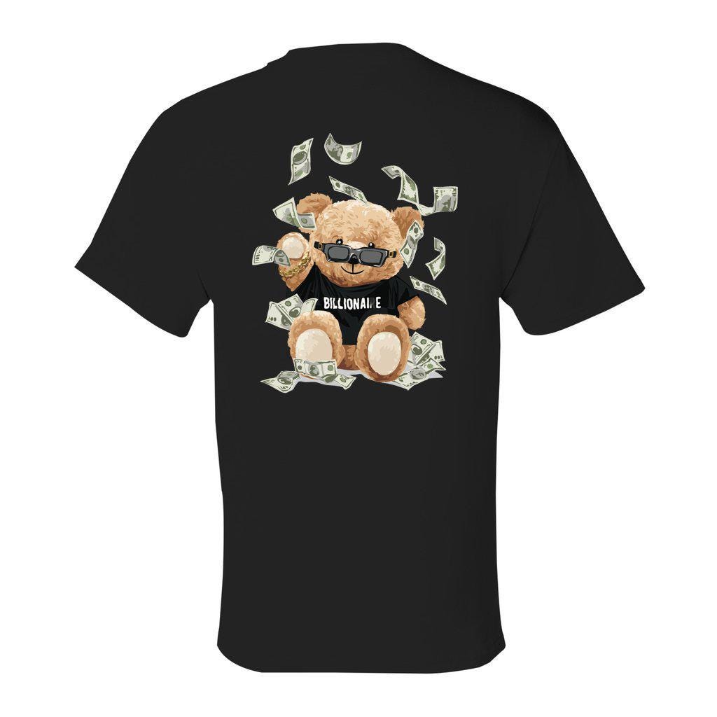 Billionaire Teddy Bear, Money Rain Graphic Tee, Rich Life Teddy Bear ...