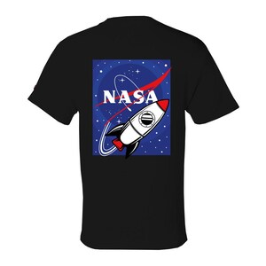 NASA Space Rocket T-shirt, Blast off With NASA Rocket Tee, Space ...