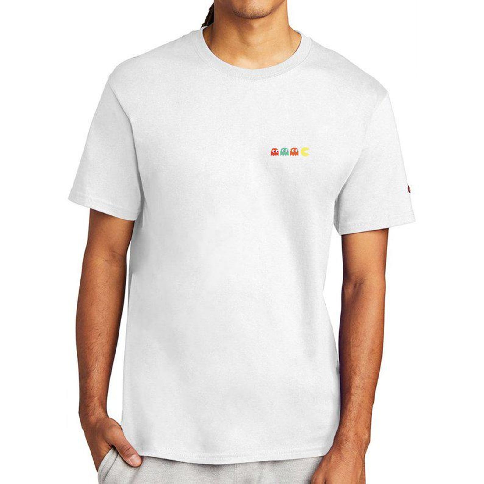 Pixel Art 8-bit Road Pac-man T-shirt, Arcade-inspired, Pixelated Design ...