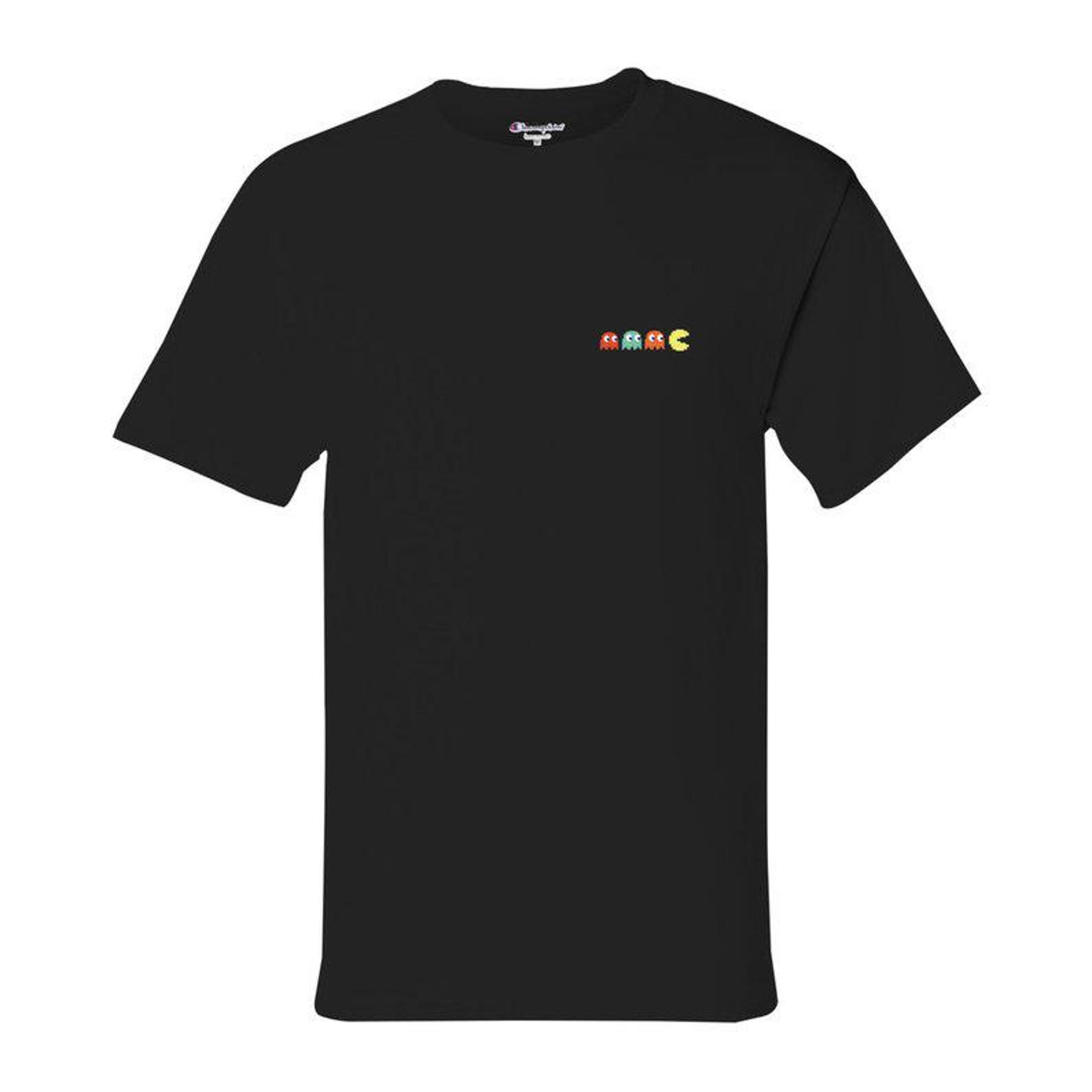 Pixel Art 8-bit Road Pac-man T-shirt, Arcade-inspired, Pixelated Design ...