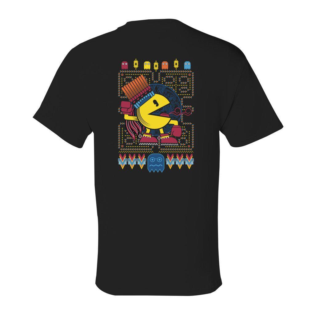 Aztec Maze King T-shirt, Retro Pac-man Warrior Tee, Pac-man Ancient ...