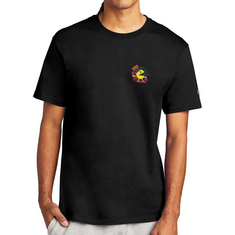 Aztec Maze King T-shirt, Retro Pac-man Warrior Tee, Pac-man Ancient ...