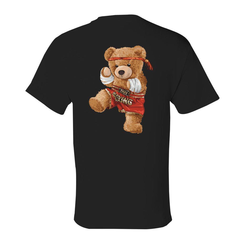 Muay Thai Teddy Bear, Thai Boxing Champion Graphic Tee, Kickboxing ...
