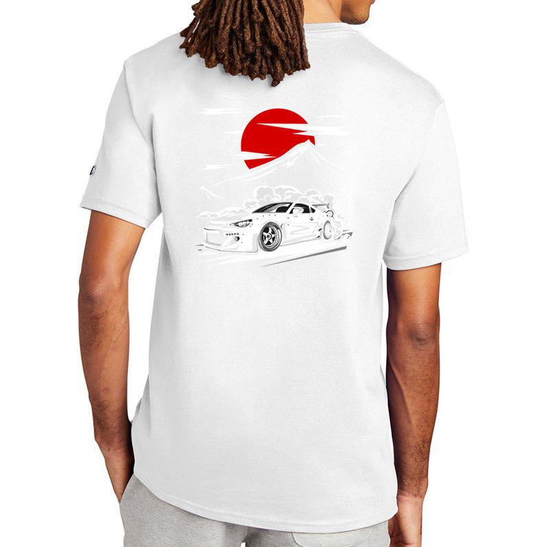 Drift King T-shirt, Street Racing With Mount Fuji, Racing Car Graphic ...