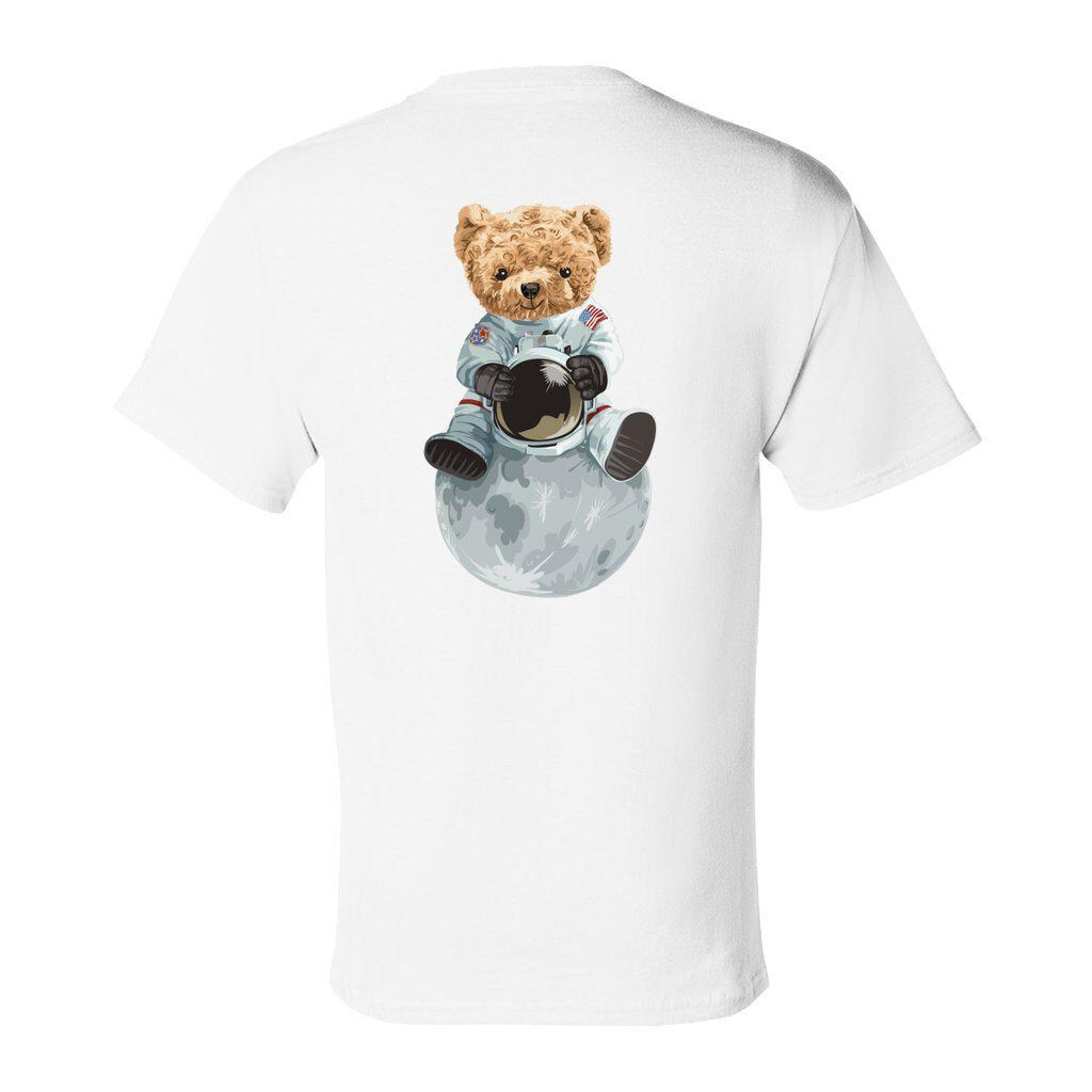 Astronaut Teddy Bear on the Moon, NASA Bear, Champion Tshirt, Space Explorer, Galactic Teddy ...