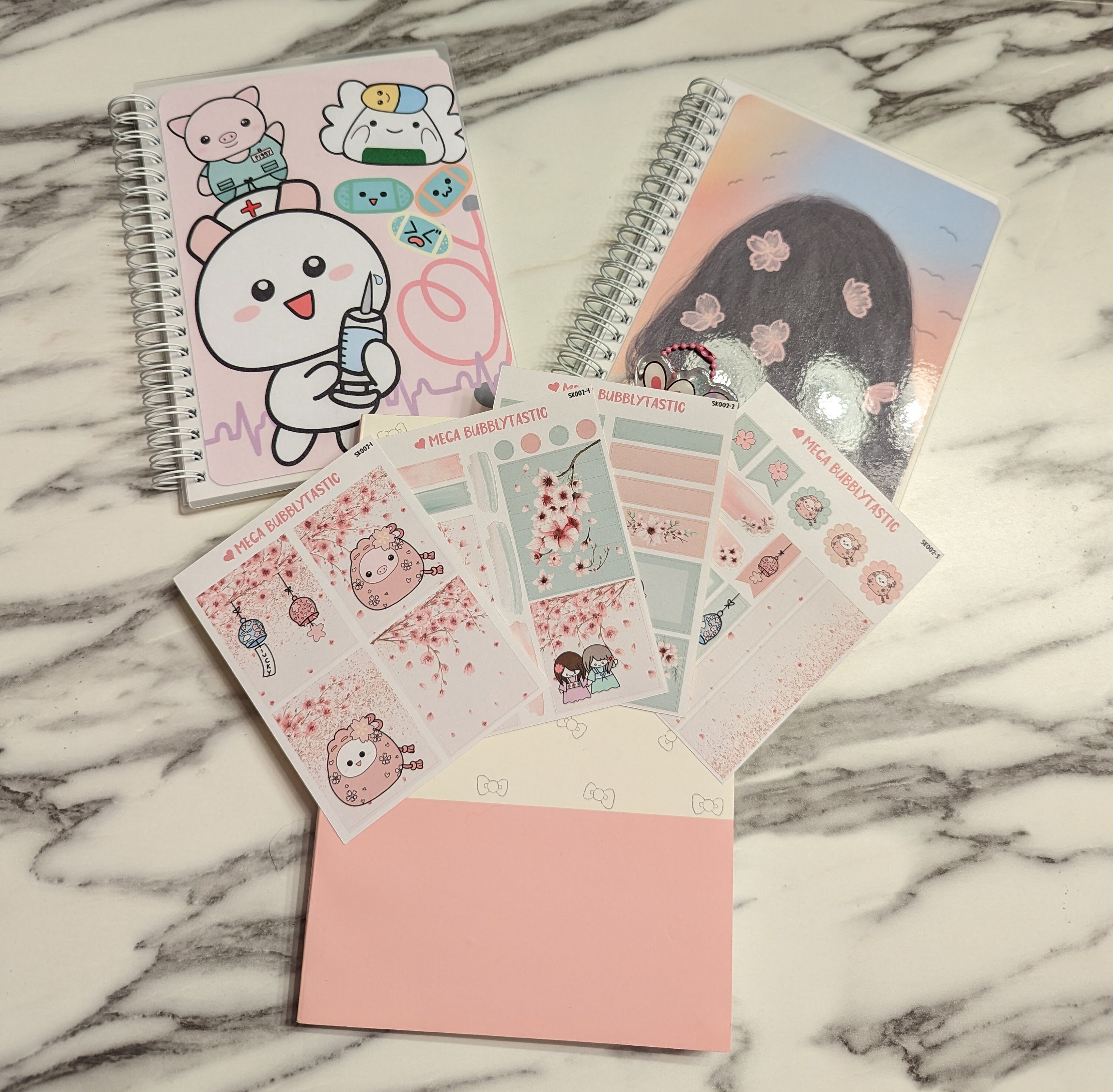 Aesthetic Stickers Sakura Stickers cherry Blossom Stickers Cute Kawaii ...