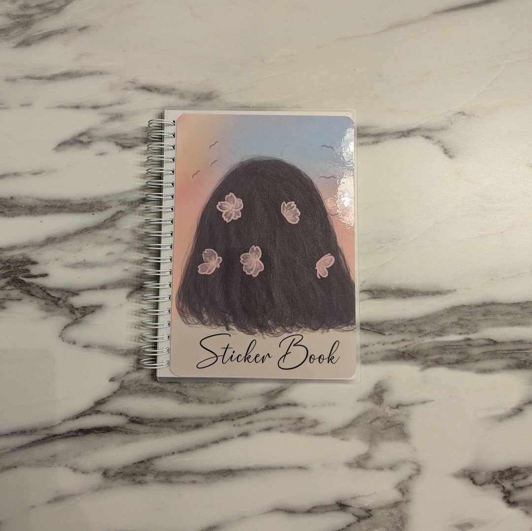 Reusable Sticker Book | 5x7 Sticker Book | Kawaii Aesthetic Sticker ...