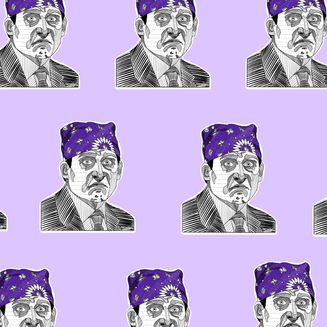 Prison Mike Sticker Waterproof Michael Scott Illustrated the Office for ...