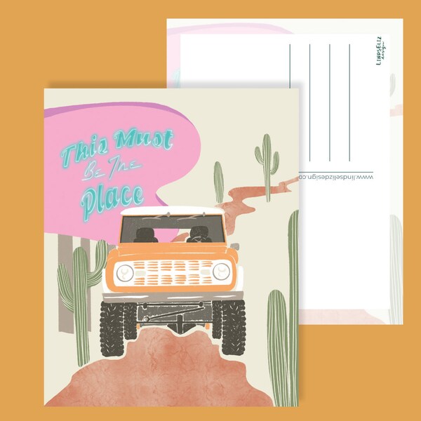 Bronco Birthday Card - Etsy