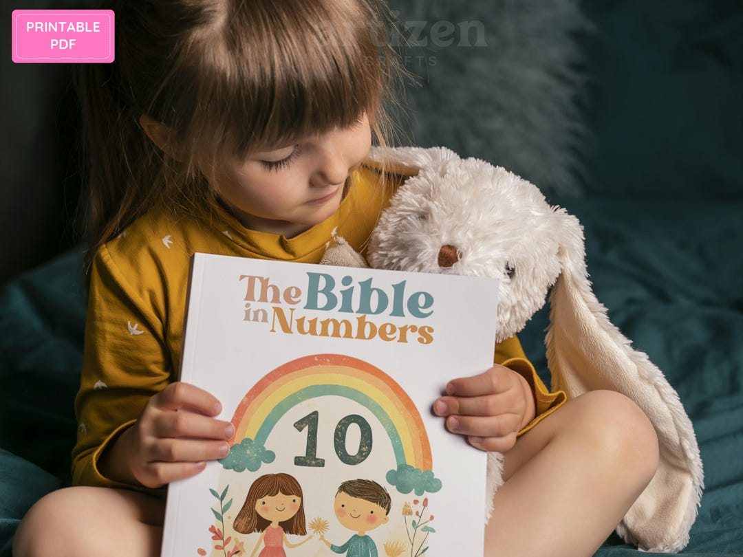 The Bible in Numbers Children's Book Homeschooling Resource Preschool ...