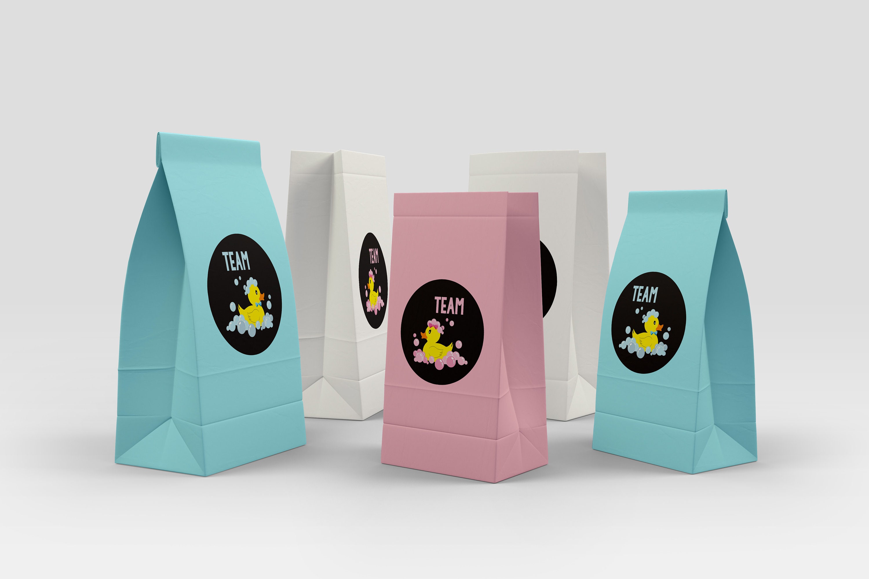 What the Duck Gender Reveal Party Gender Reveal Stickers Printable - Etsy