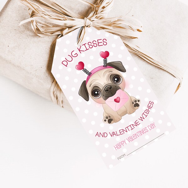 Pug Valentine - Etsy UK