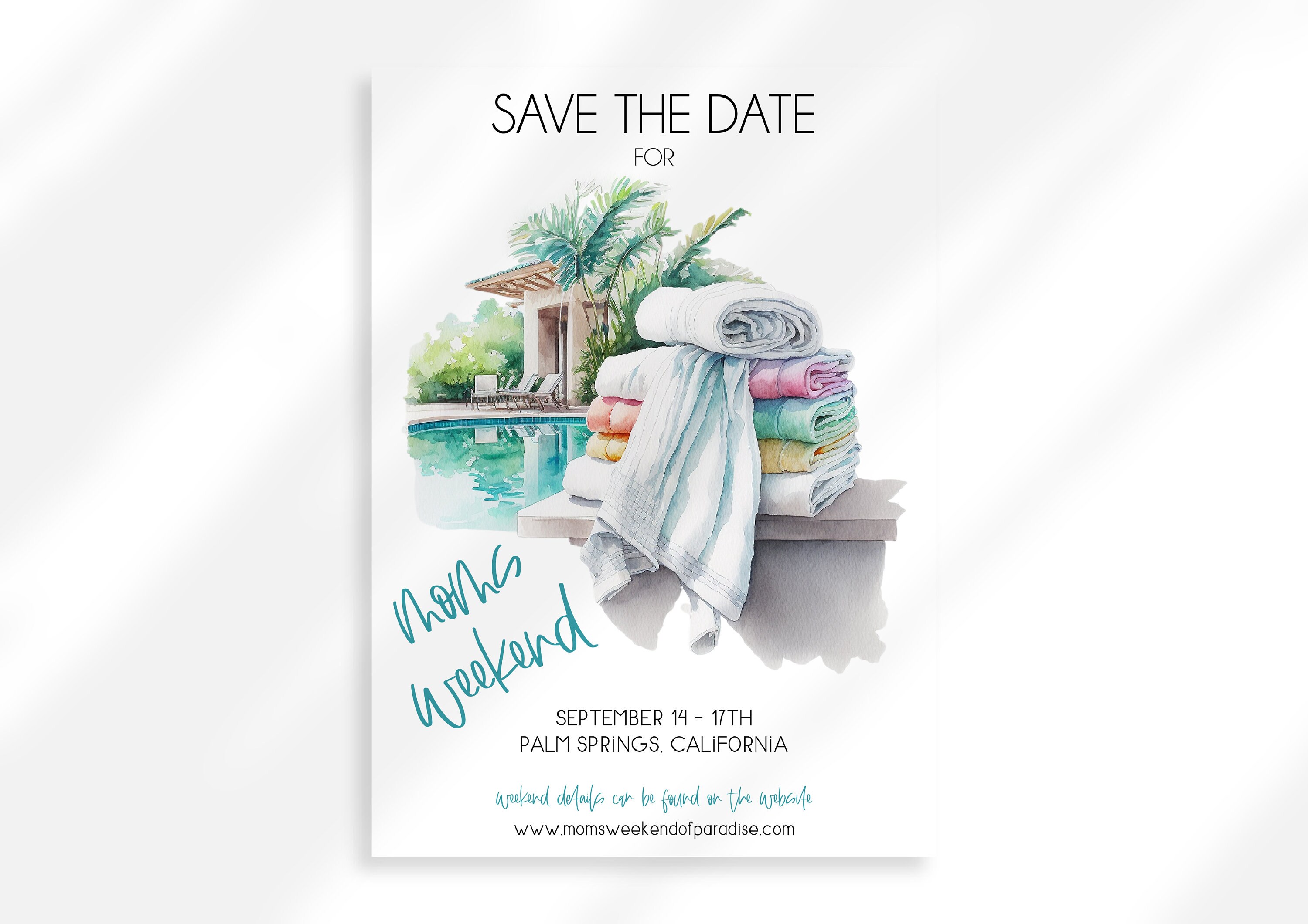 Editable Moms Weekend Invitation Moms on the Loose Printable - Etsy