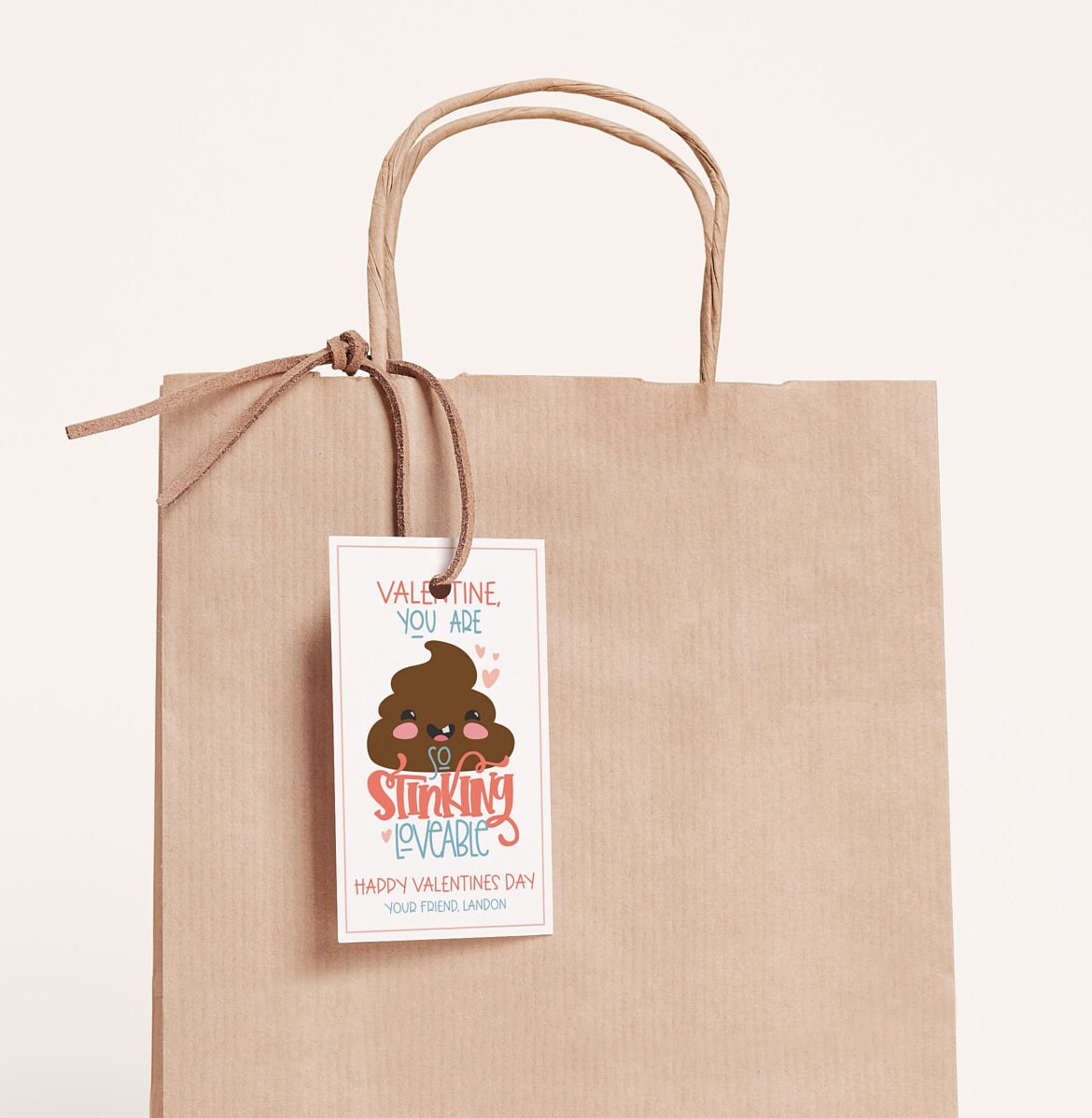 Editable so Stinking Cute Valentines Day Tag for Kids Classroom ...
