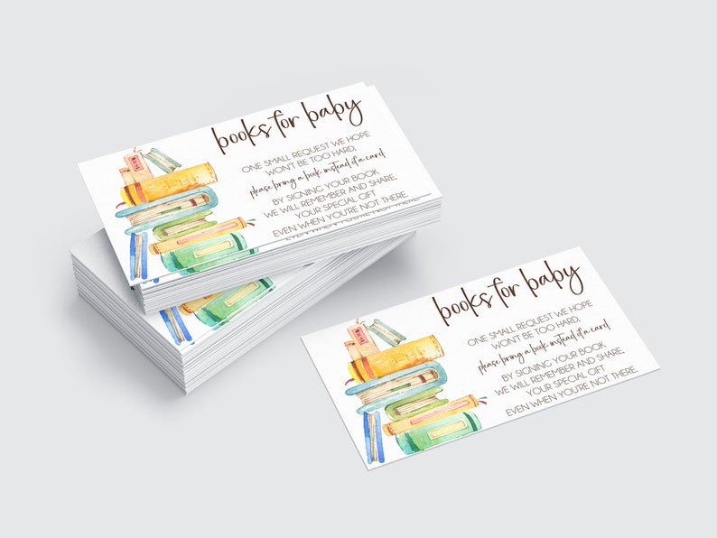 Editable Colorful Books for Baby Insert Digital Download | Request ...