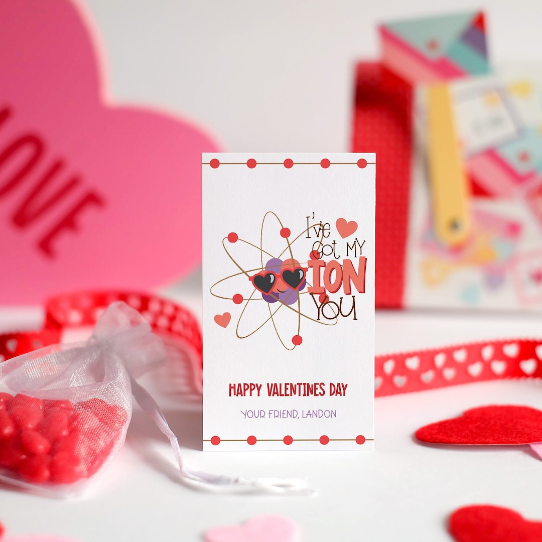 Editable Science Valentines Day Tag for Kids | School Valentine ...