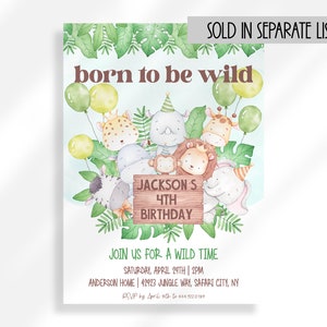Editable Jungle Safari Birthday Party Food Labels | Safari Theme Party ...