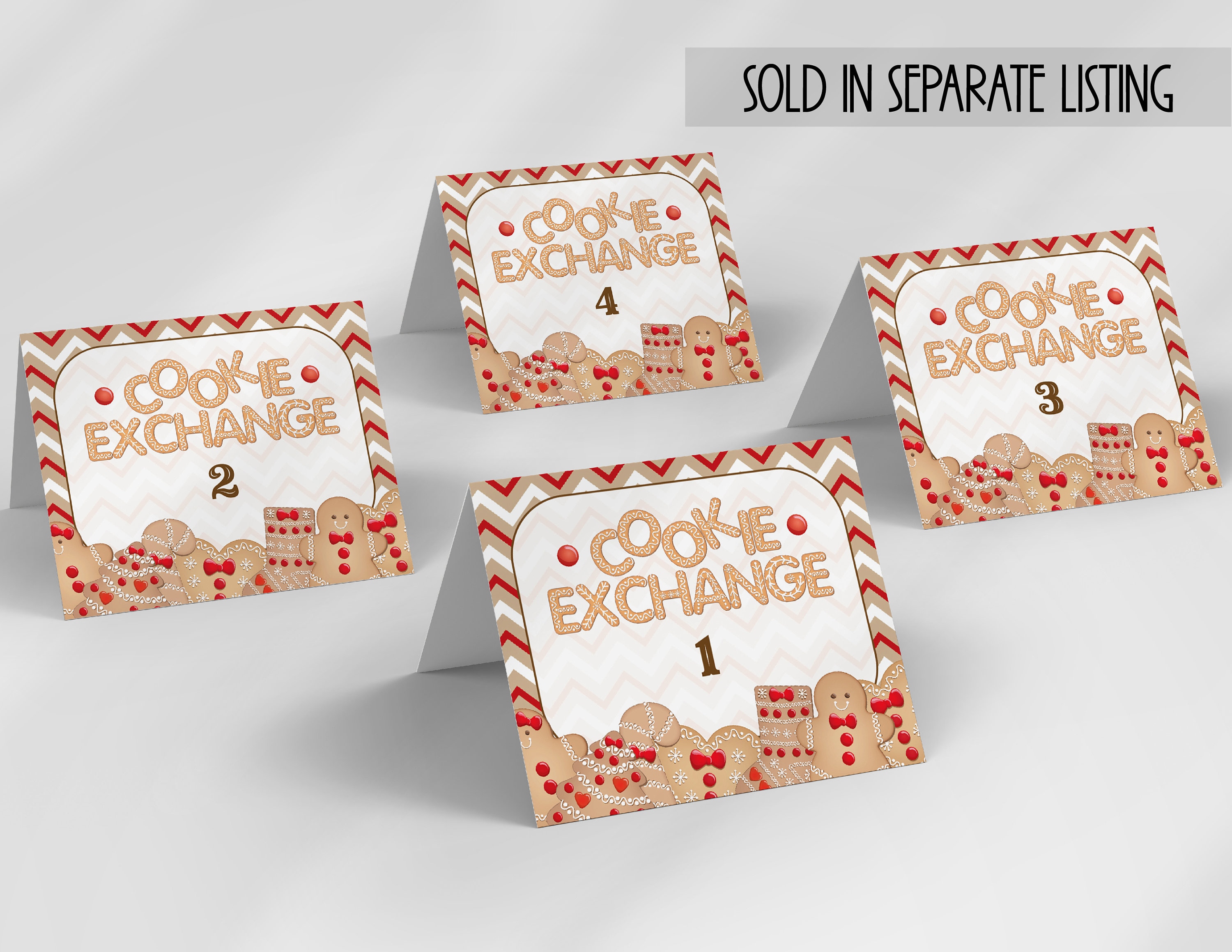 Editable Gingerbread Cookie Swap Awards | Cookie Award Certificates ...