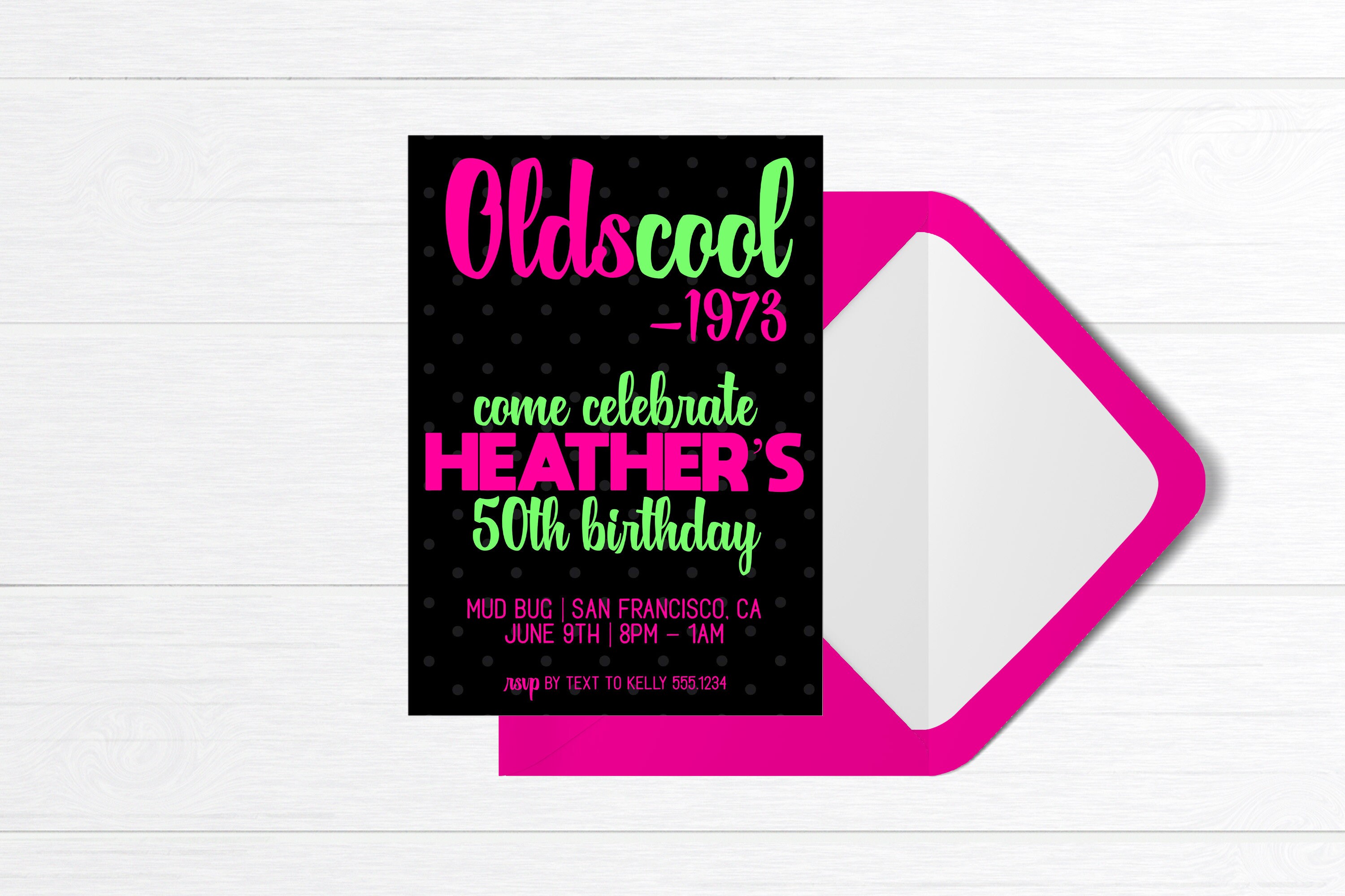 Editable Adult Birthday Invitation Women | Olds Cool Birthday Invite ...