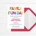 Family Fun Day Flyers Editable Family Reunion Invitation Template ...