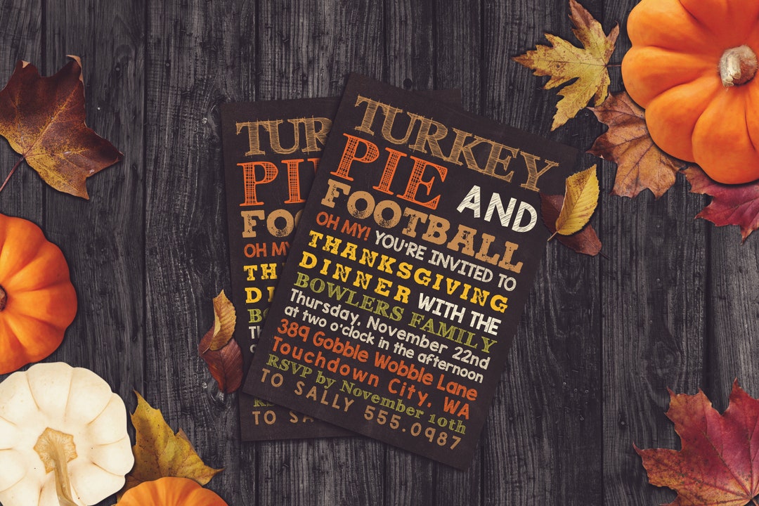 Editable Thanksgiving Invitation | Friendsgiving Invitation | Family ...