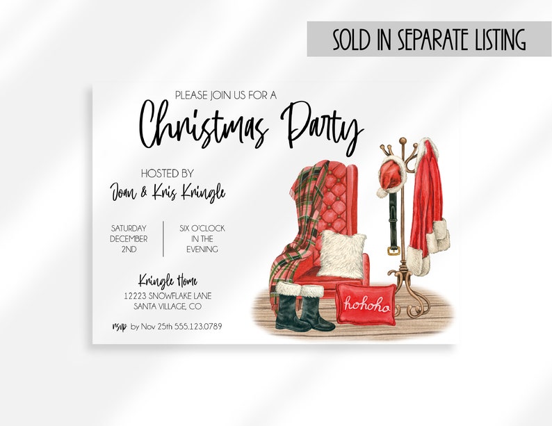 Editable Vintage Christmas Printable Invitation Letters to Santa North ...