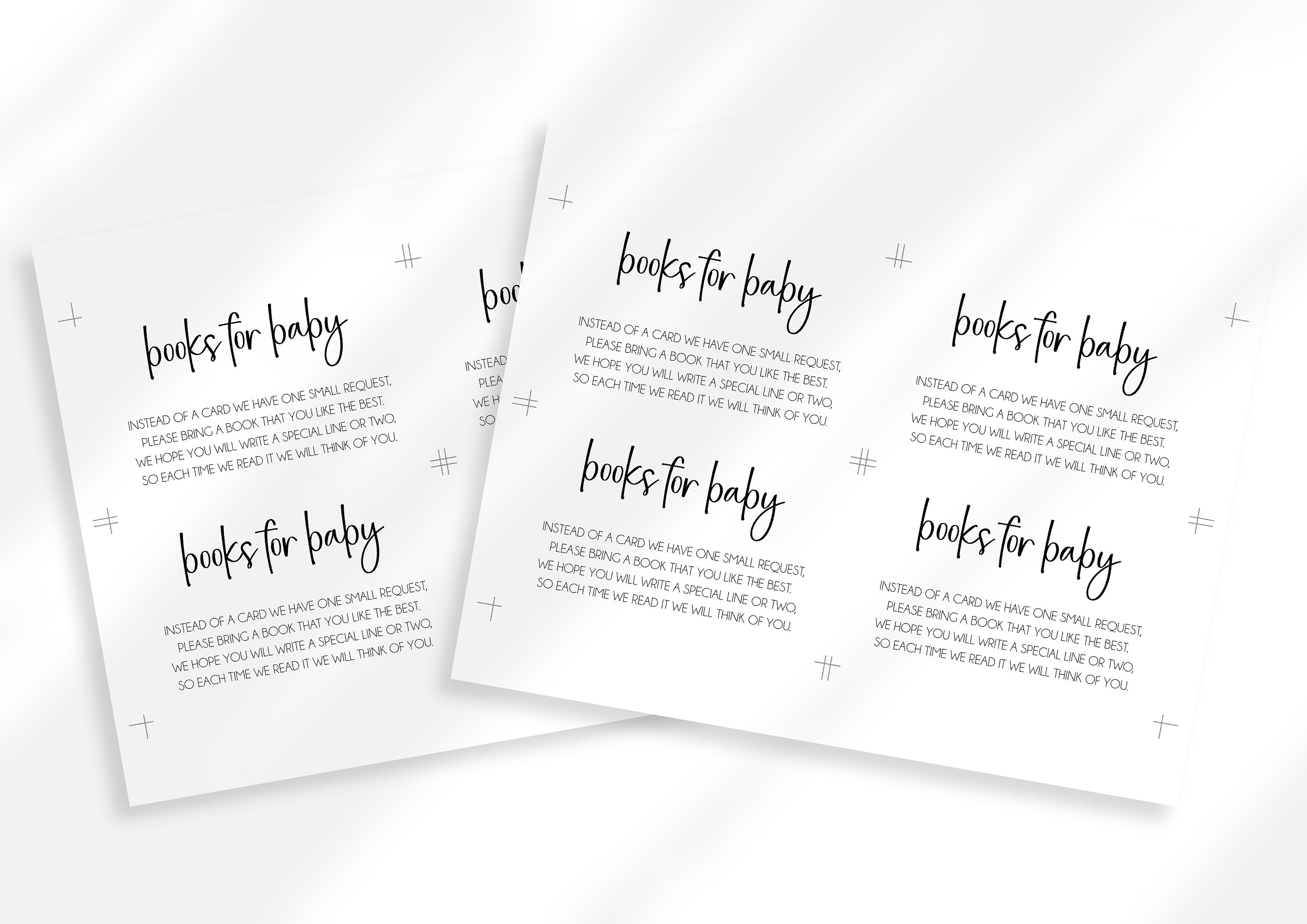 Books For Baby Insert Instant Digital Download Request Books Instead Of books-for-baby-insert-instant-digital-download-request-books-instead-of