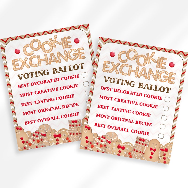 Cookie Voting Ballot - Etsy