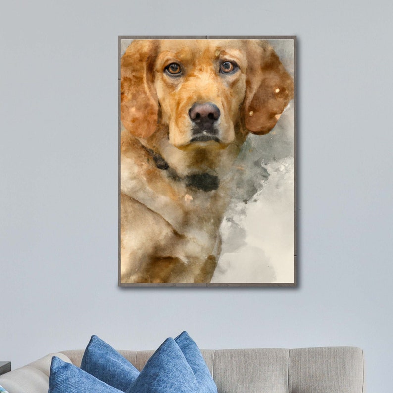 Dog Print, Digital Download, Printable Dog, Nursery Animal Wall Art ...