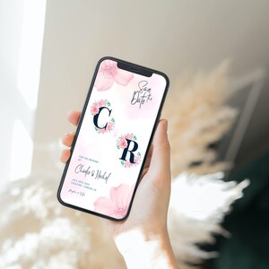 Digital Invitation Template Wedding Evite Text Message - Etsy