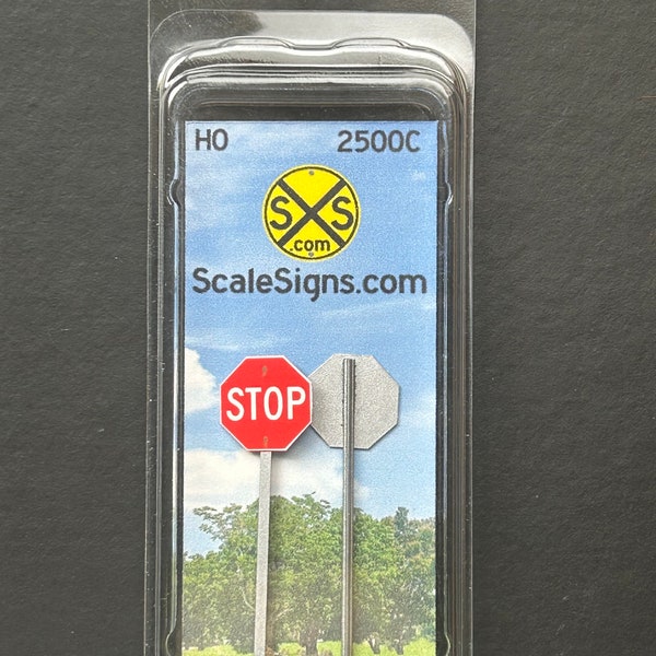 Ho Scale Stop Signs - Etsy