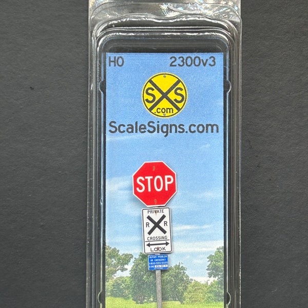 Ho Scale Stop Signs - Etsy