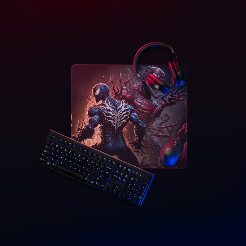 Venom Vs Carnage Gaming Mouse Pad - Etsy