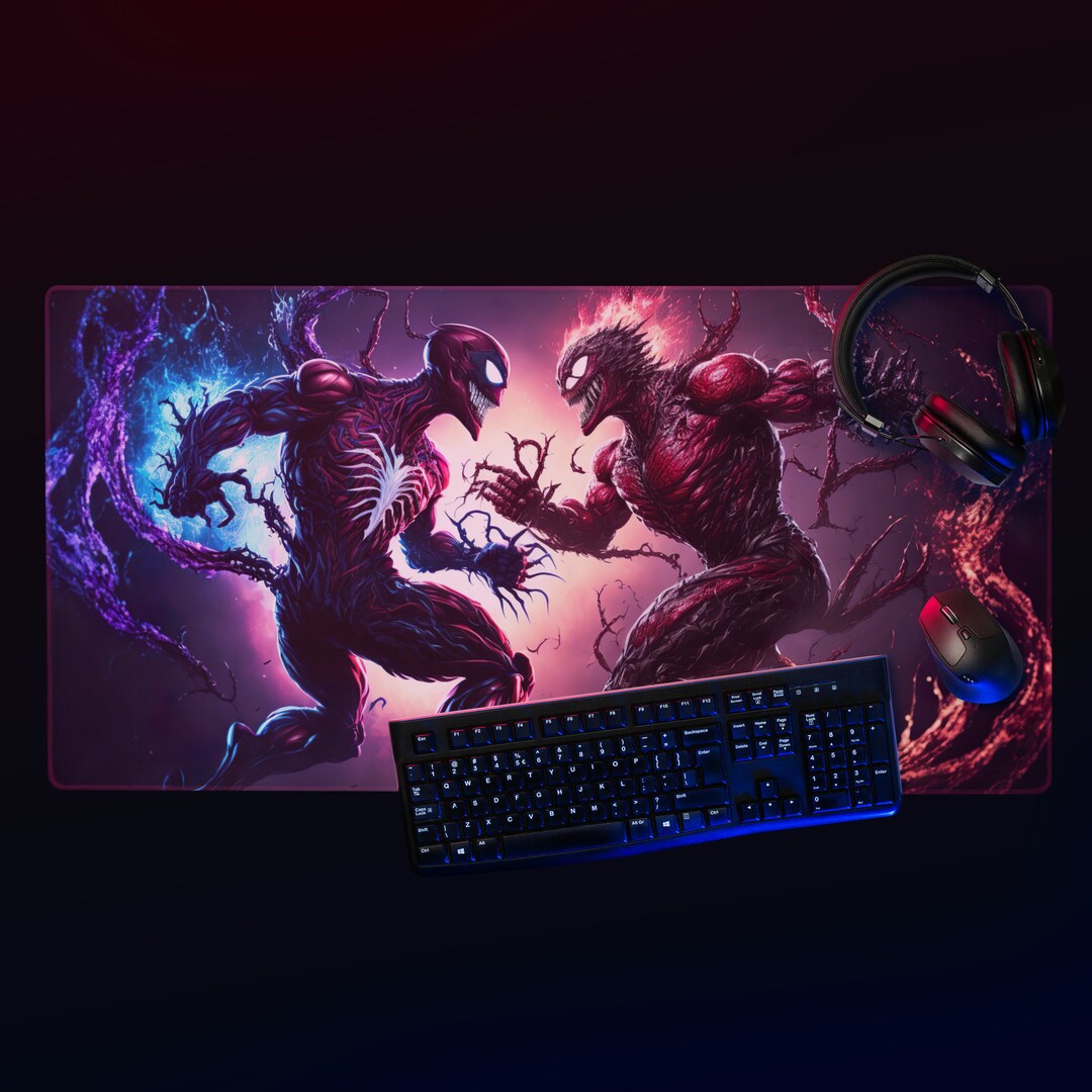 Venom Vs Carnage Gaming Mouse Pad - Etsy