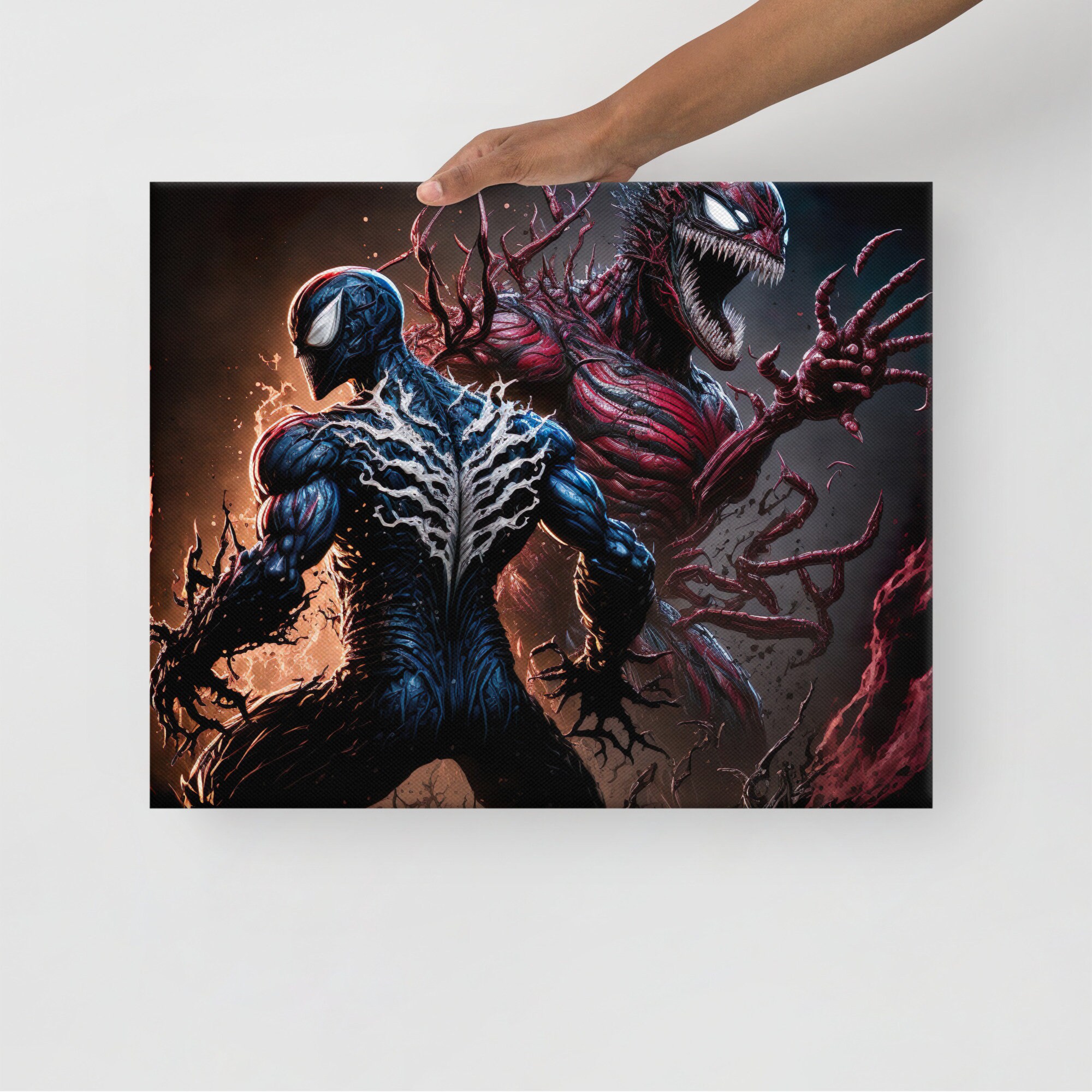 Venom Vs Carnage Thin Canvas - Etsy