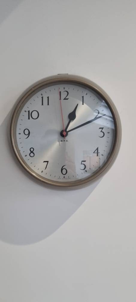 Genuine 1960's Midcentury Post Office Wall Clock Full of - Etsy