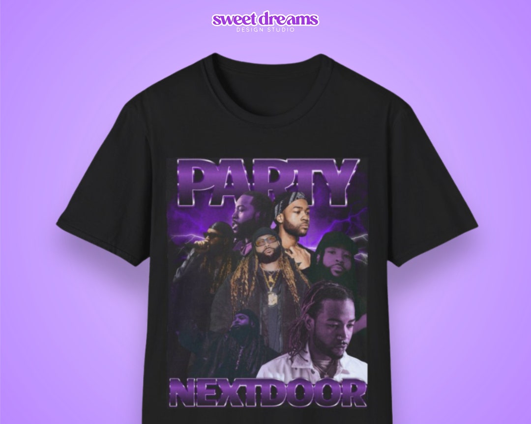 PARTYNEXTDOOR Vintage T-shirt, PND 4, Sorry I'm Outside Tour Merch ...